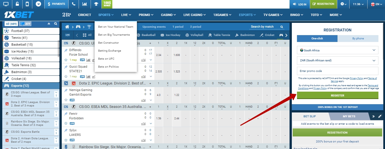 1XBet Review betting company - 1XBet bookmaker in Africa