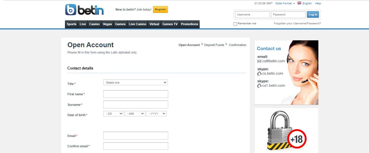 BETIN Online betting in Africa, Best Bookmaker Review