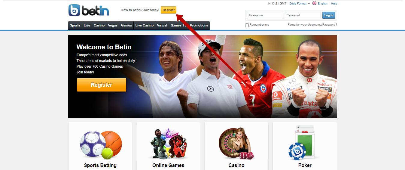 BETIN Online betting in Africa, Best Bookmaker Review