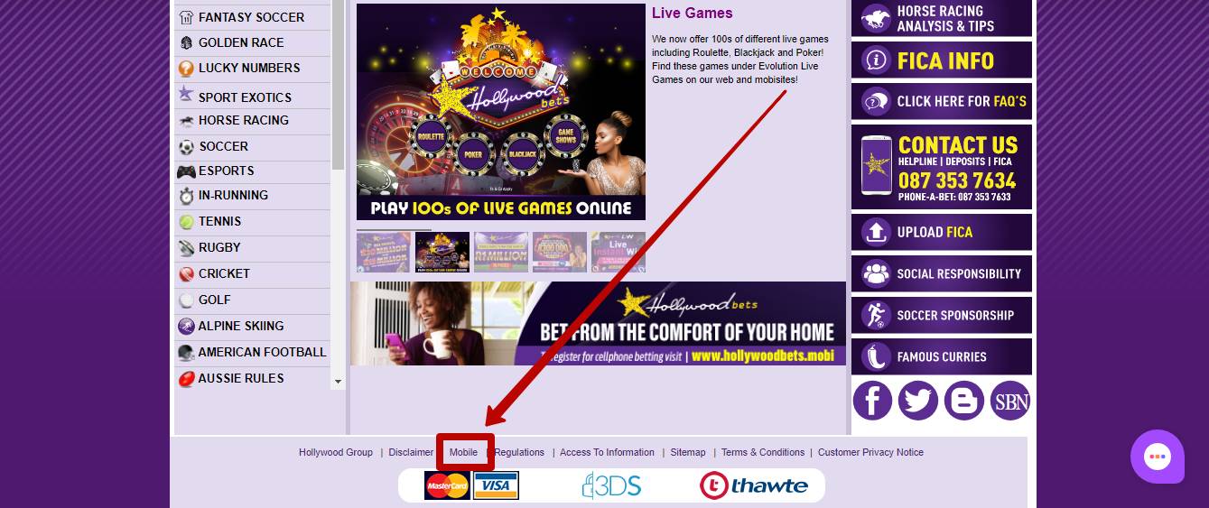 Hollywoodbets Africa betting Horse Racing Sports Betting Review Sportsbook