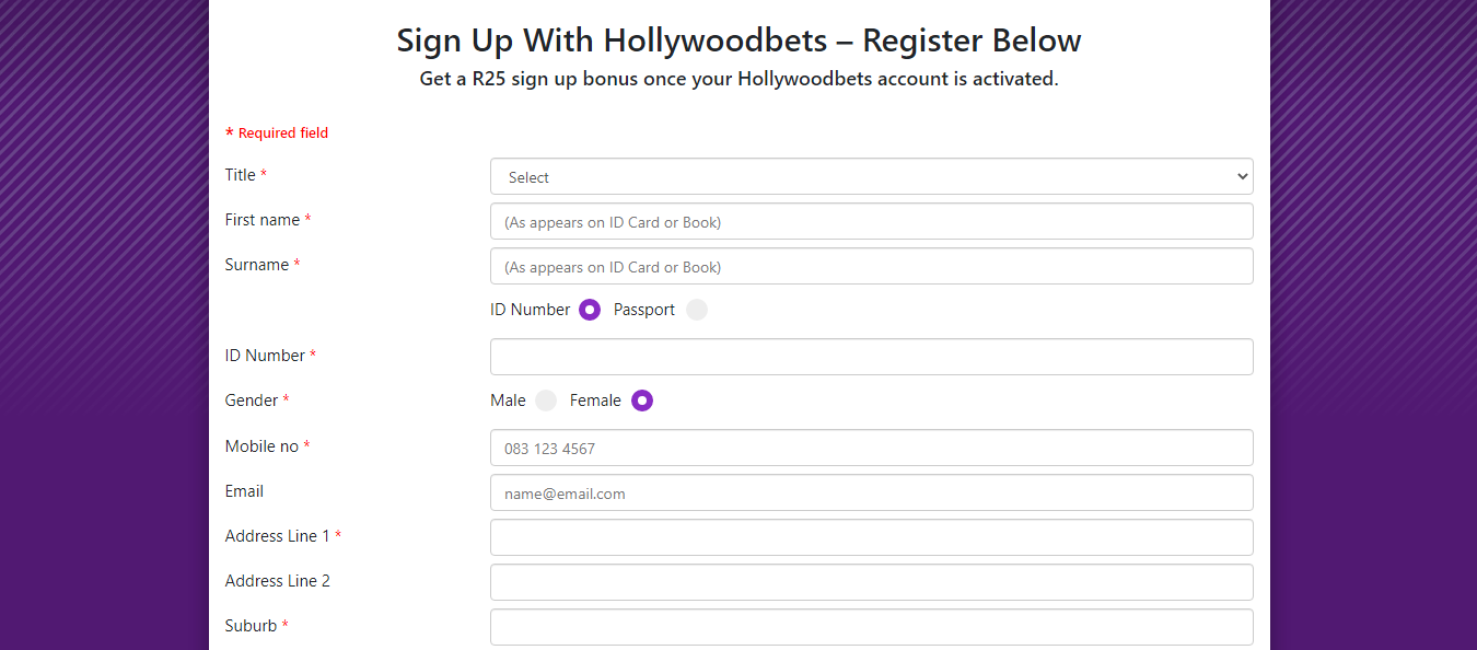 Hollywoodbets Africa betting Horse Racing Sports Betting Review Sportsbook